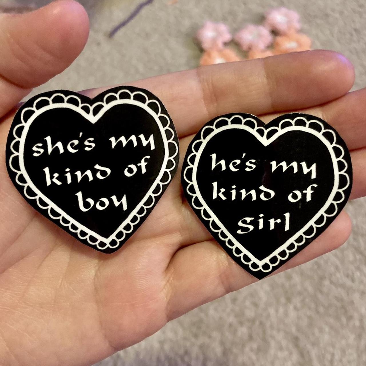 glossy vinyl stickers inspired by the lyric “she’s... - Depop