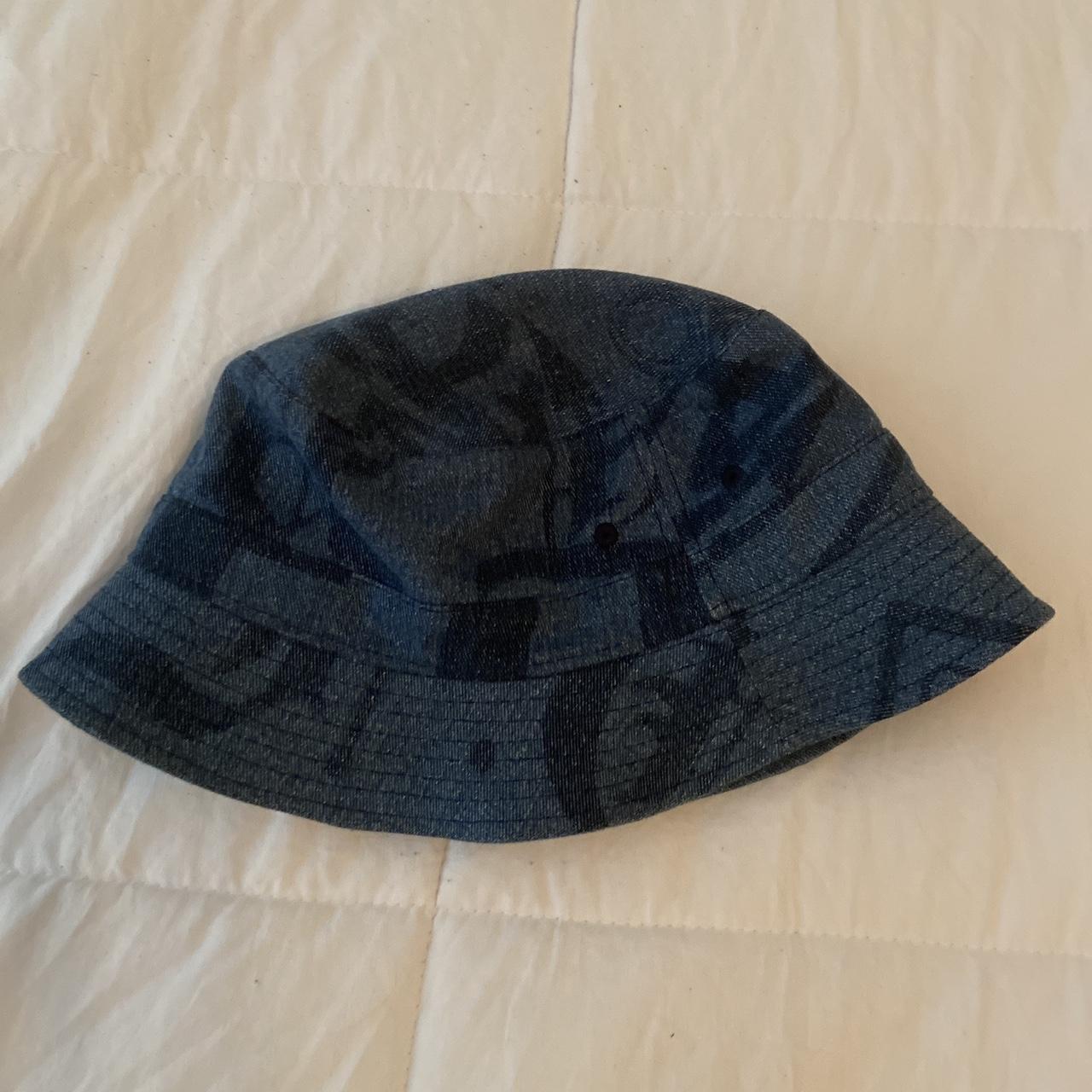 FTP psycho denim bucket hat size small - Depop