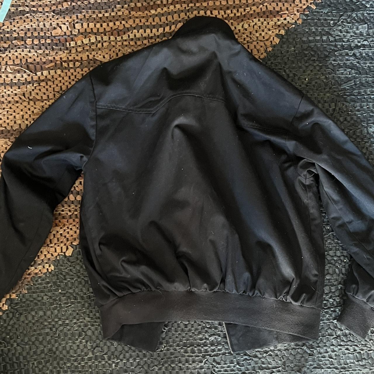 Relco London Harrington jacket black with red tartan... - Depop