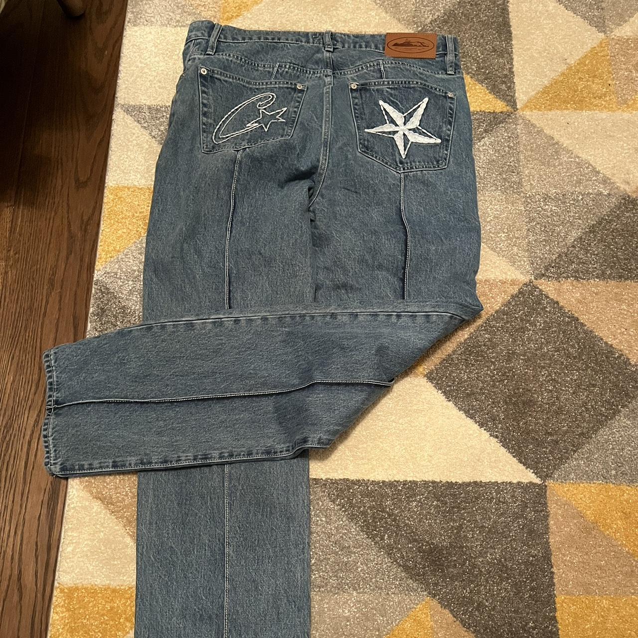 Corteiz Jeans - Brand new, never worn, back off is... - Depop