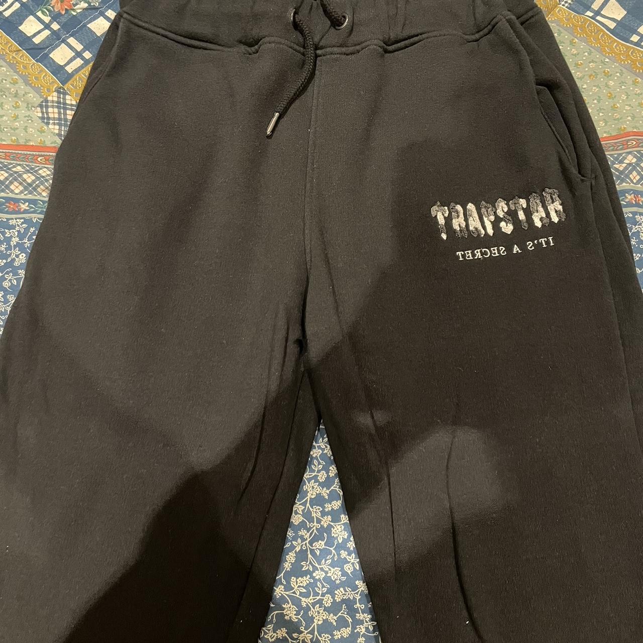 Black trapstar bottoms Worn a handful of times In... - Depop