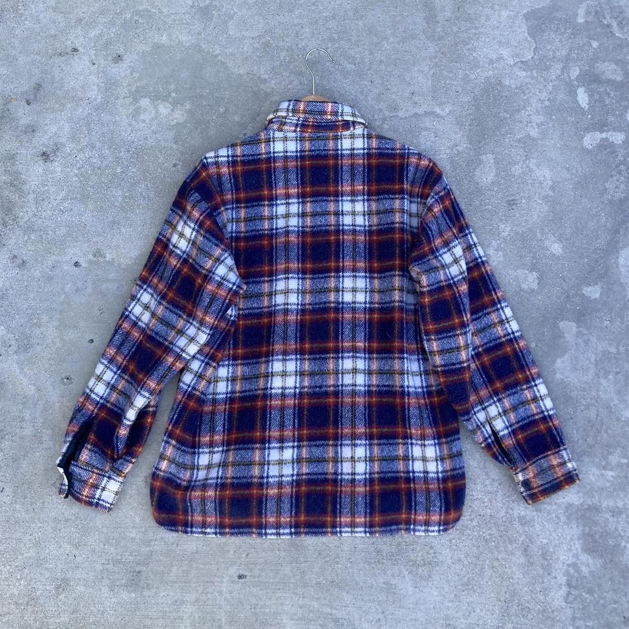 90s Vintage Zero Envoy Plaid Button-Up Flannel... - Depop