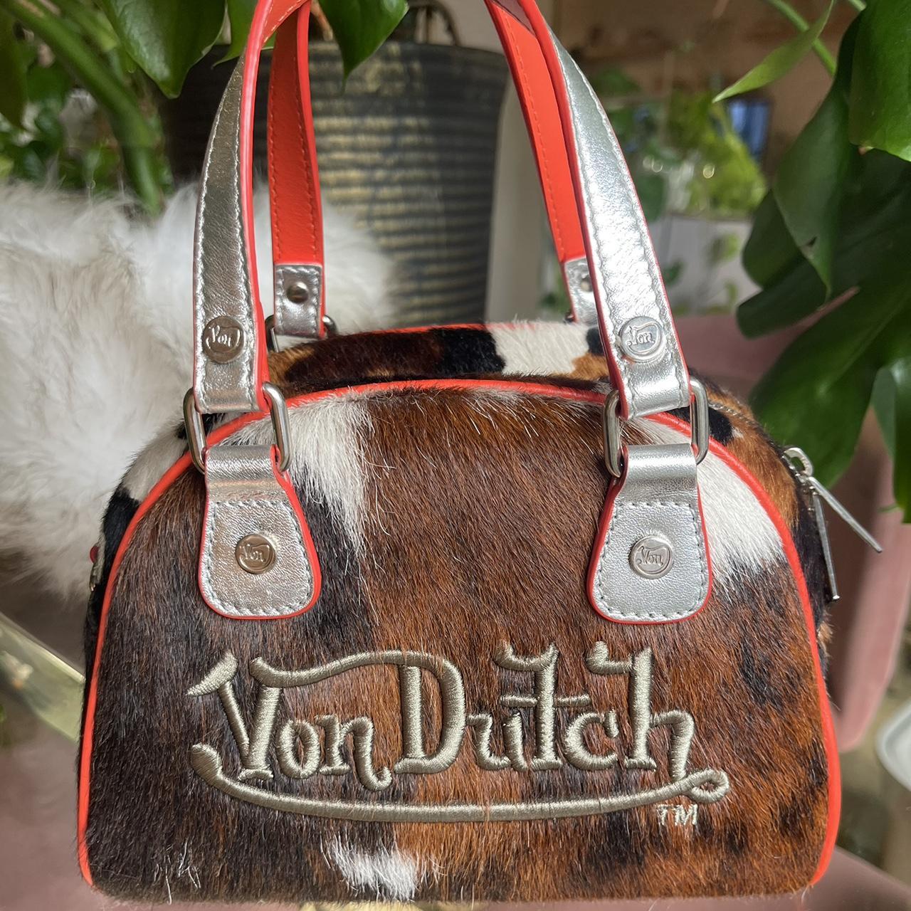 Animal Print Von Dutch Purse. Excellent condition on... - Depop