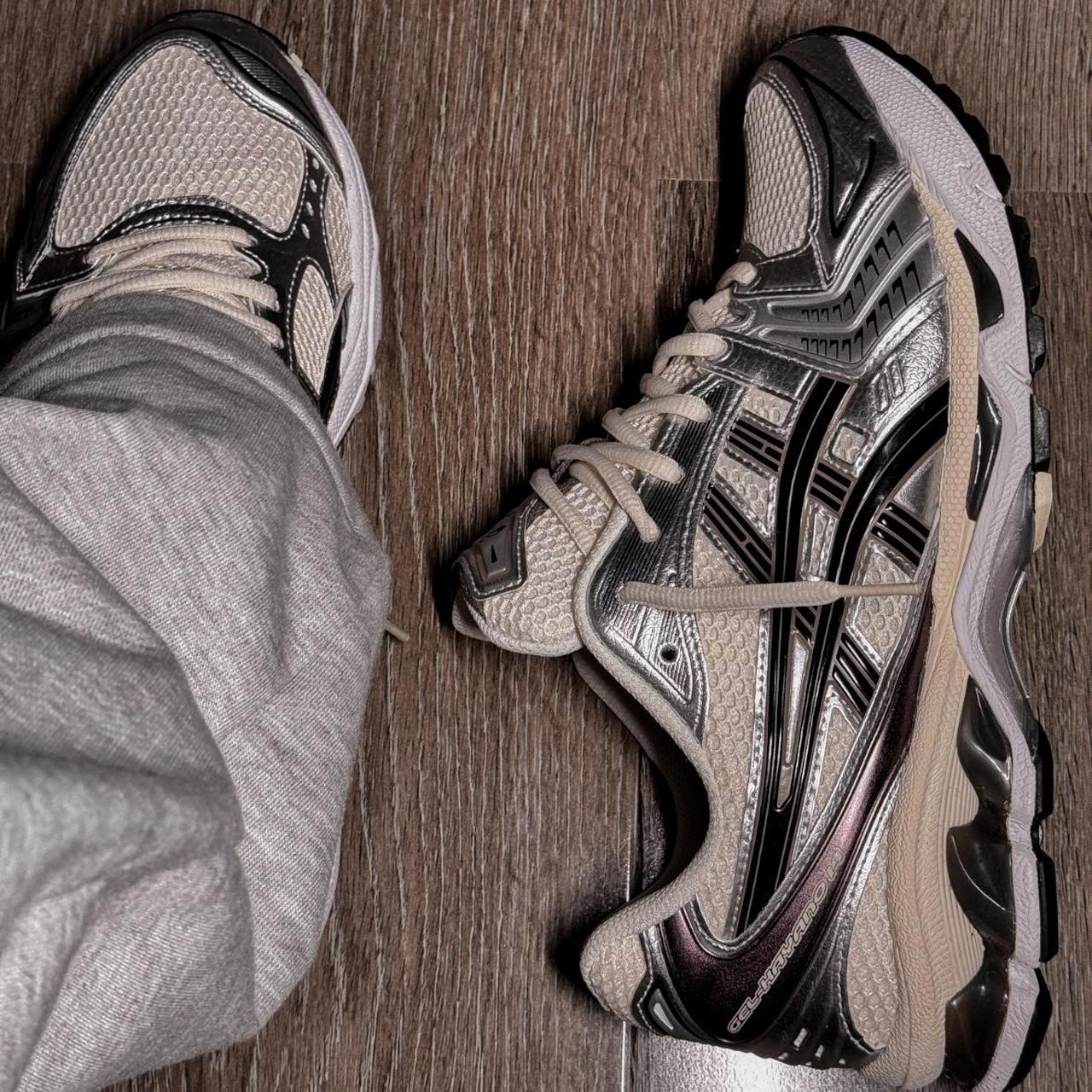 ASIC gel kayano 14 metallic plum Uk size... - Depop