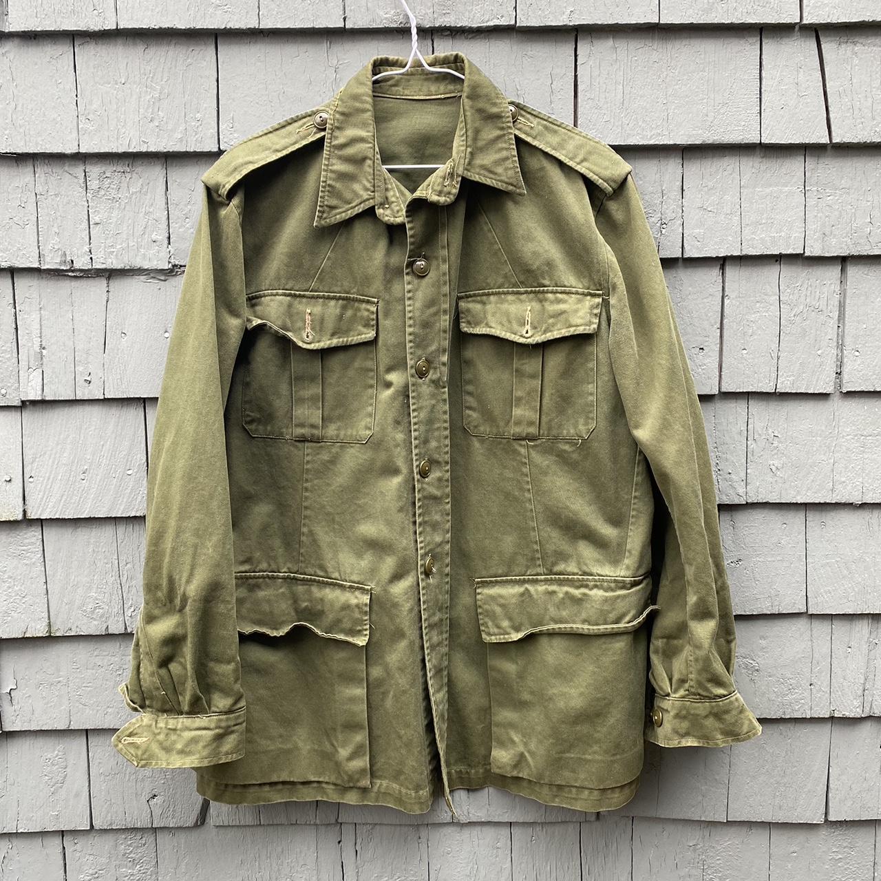 1950/60’s Vintage Canadian Military Jacket Measures... - Depop
