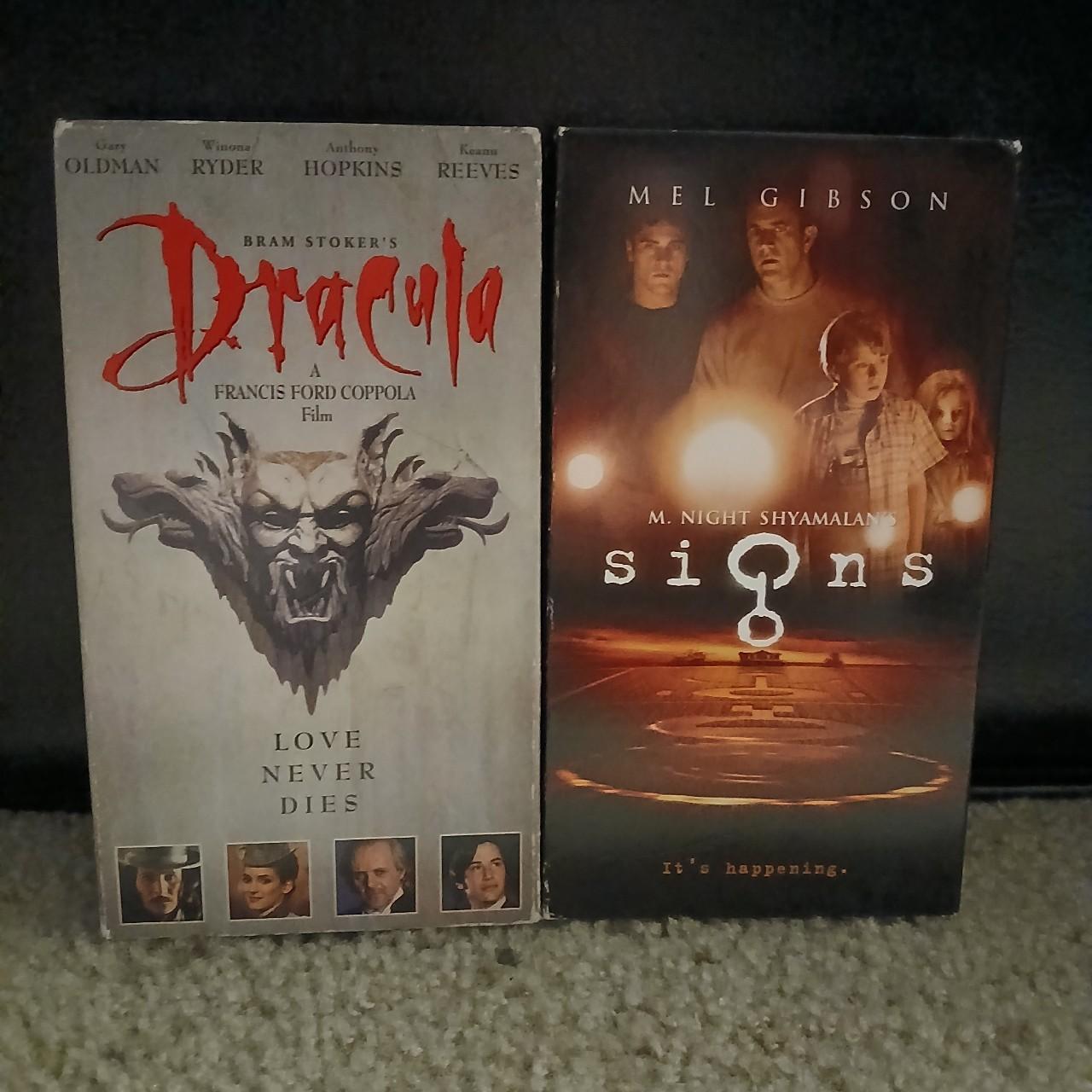 90s/Y2k Horror 2 pack! Signs (Fair condition, wear... | Depop