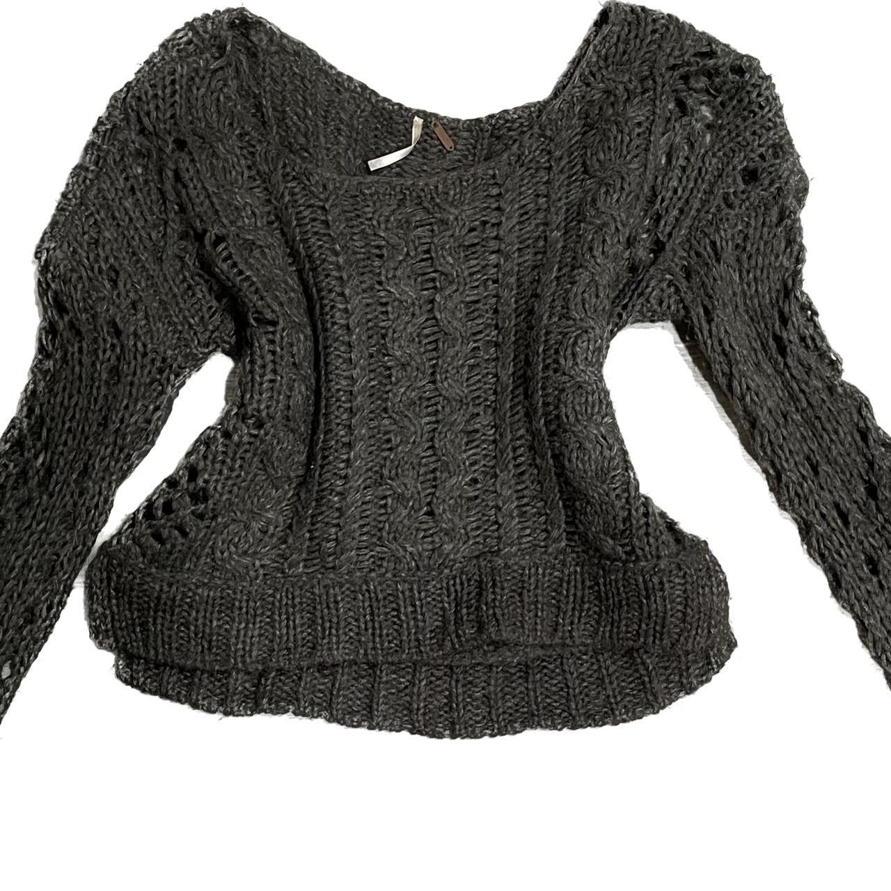 Grunge Free people wool sweater - worn minimally... - Depop