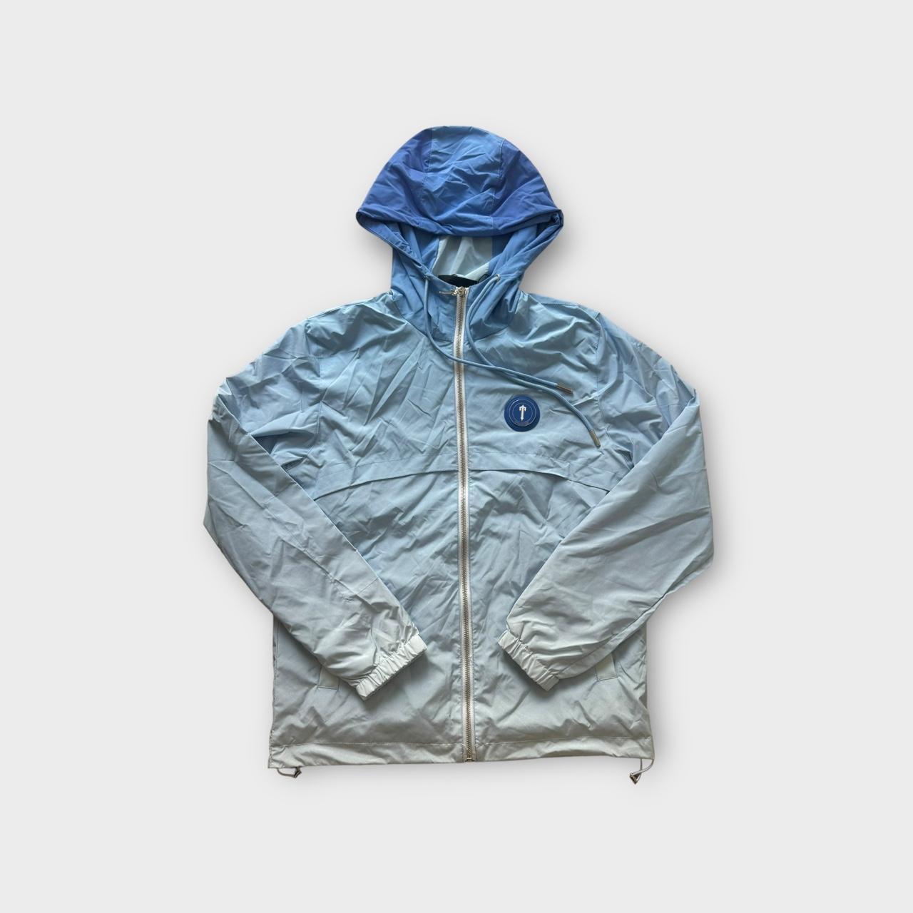 Trapstar Windbreaker Blue Gradient Stocked in XS,... - Depop