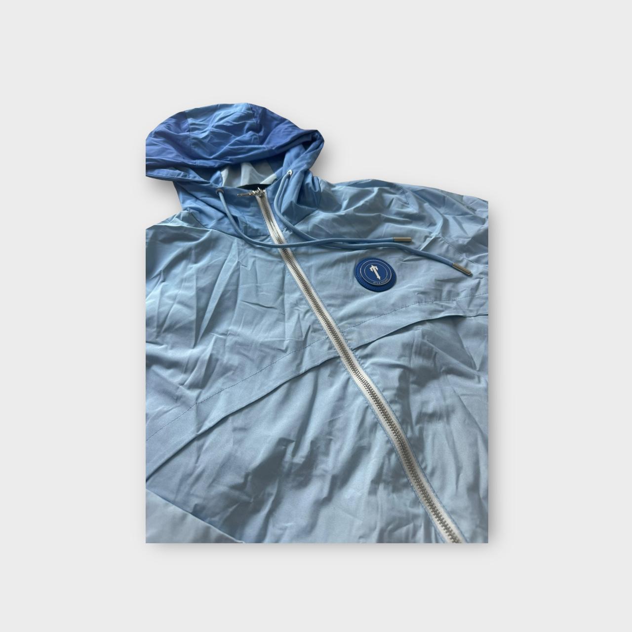 Trapstar Windbreaker Blue Gradient Stocked in XS,... - Depop