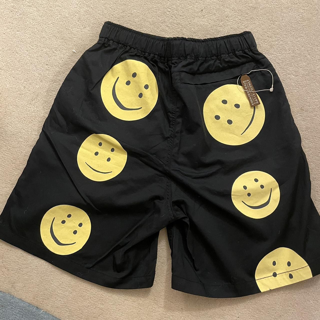 Brand new, Kapital Smiley Shorts Comb Easy Rainbowy.... - Depop