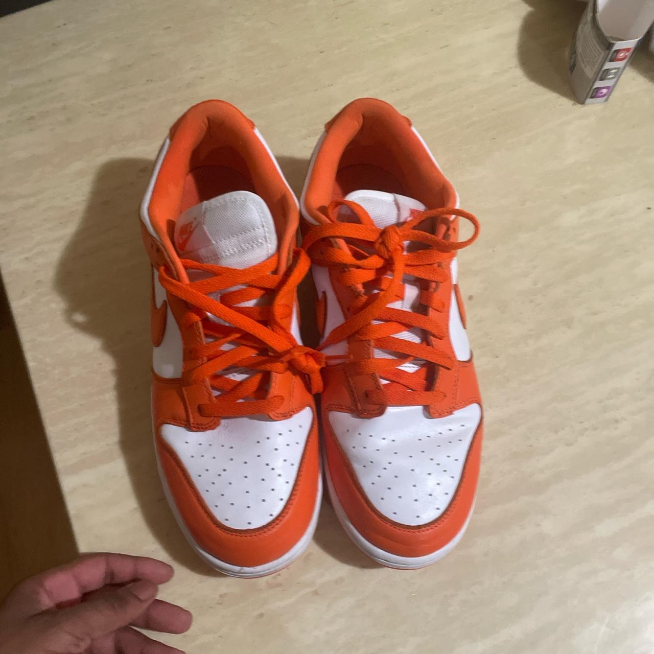 vintage Nike orange dunks - Depop