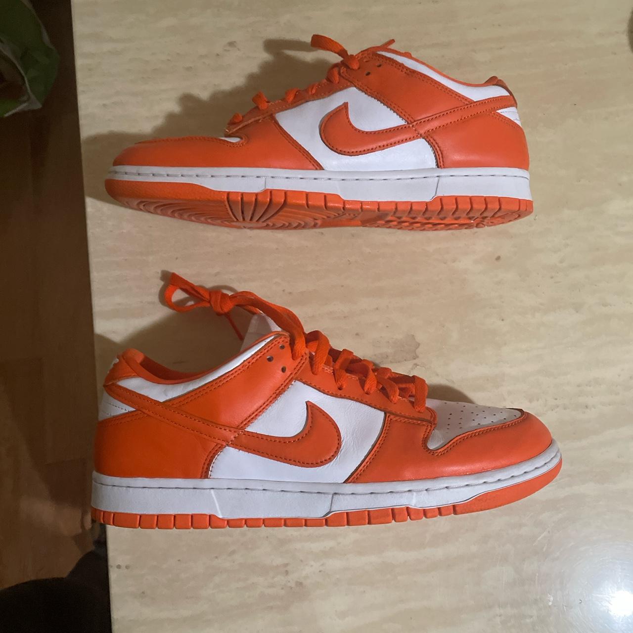 vintage Nike orange dunks - Depop