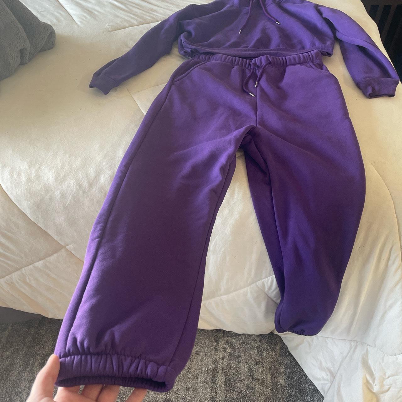 The softest purple lounge set ever!! #loungeset... - Depop