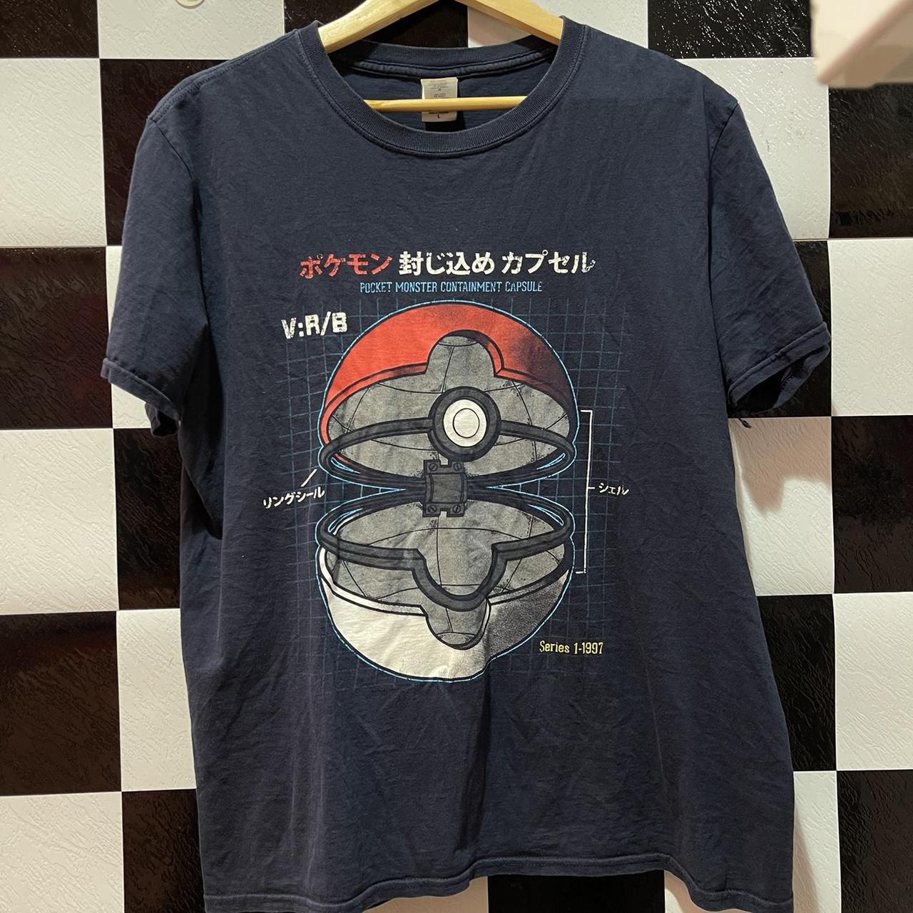 VINTAGE 90s Poke Ball Pokémon Tee **RARE** This... - Depop