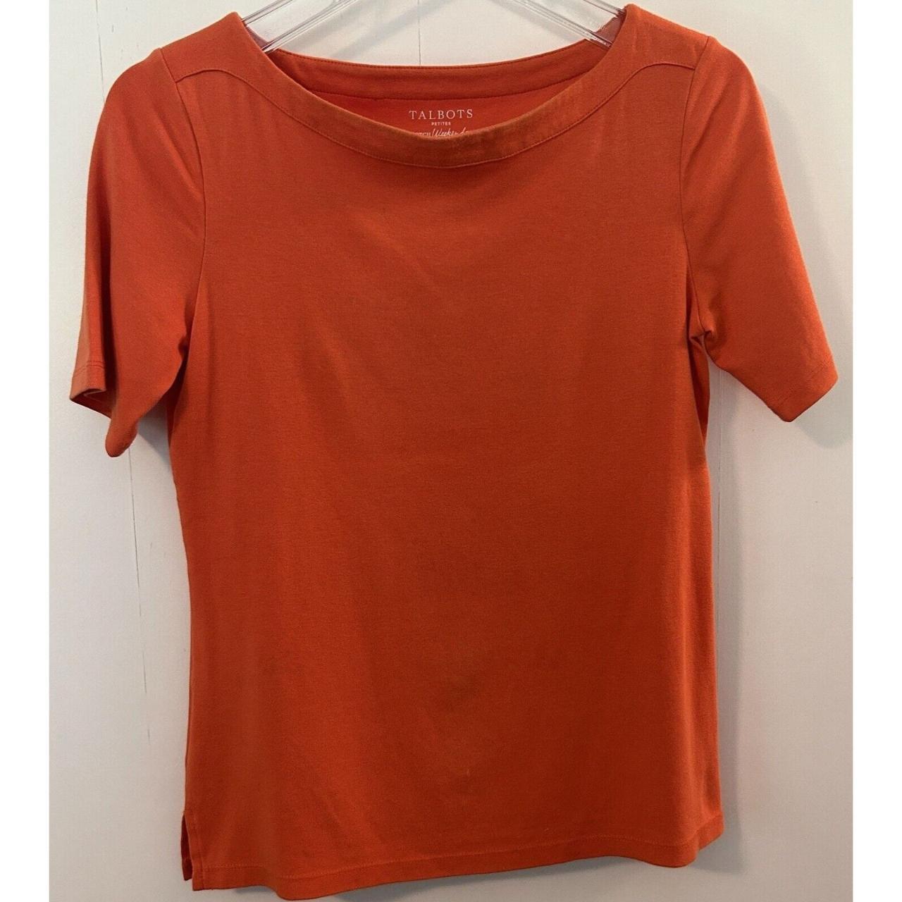 Talbots Size Petite Small Stretch Weekend T-Shirt... - Depop