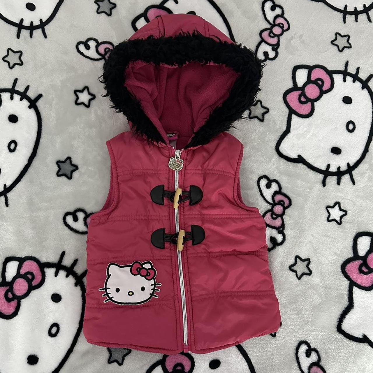 💗🎀Vintage authentic Hello kitty puffer vest. The... - Depop