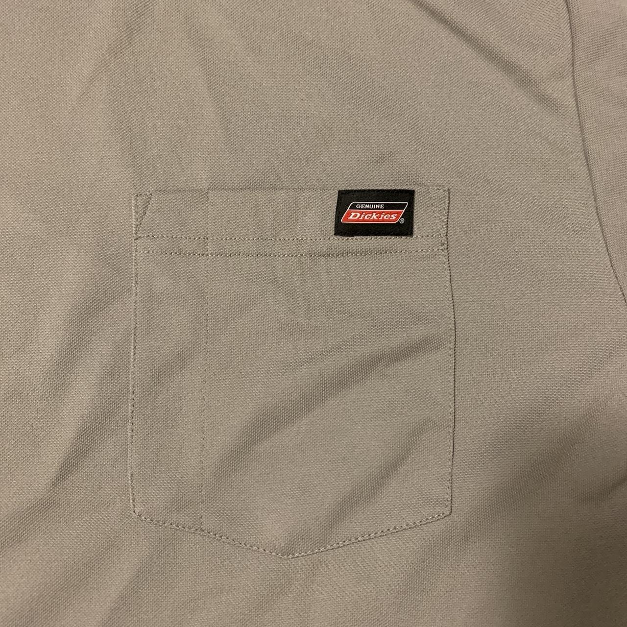Grey Dickies shirt good condition comfy and... - Depop