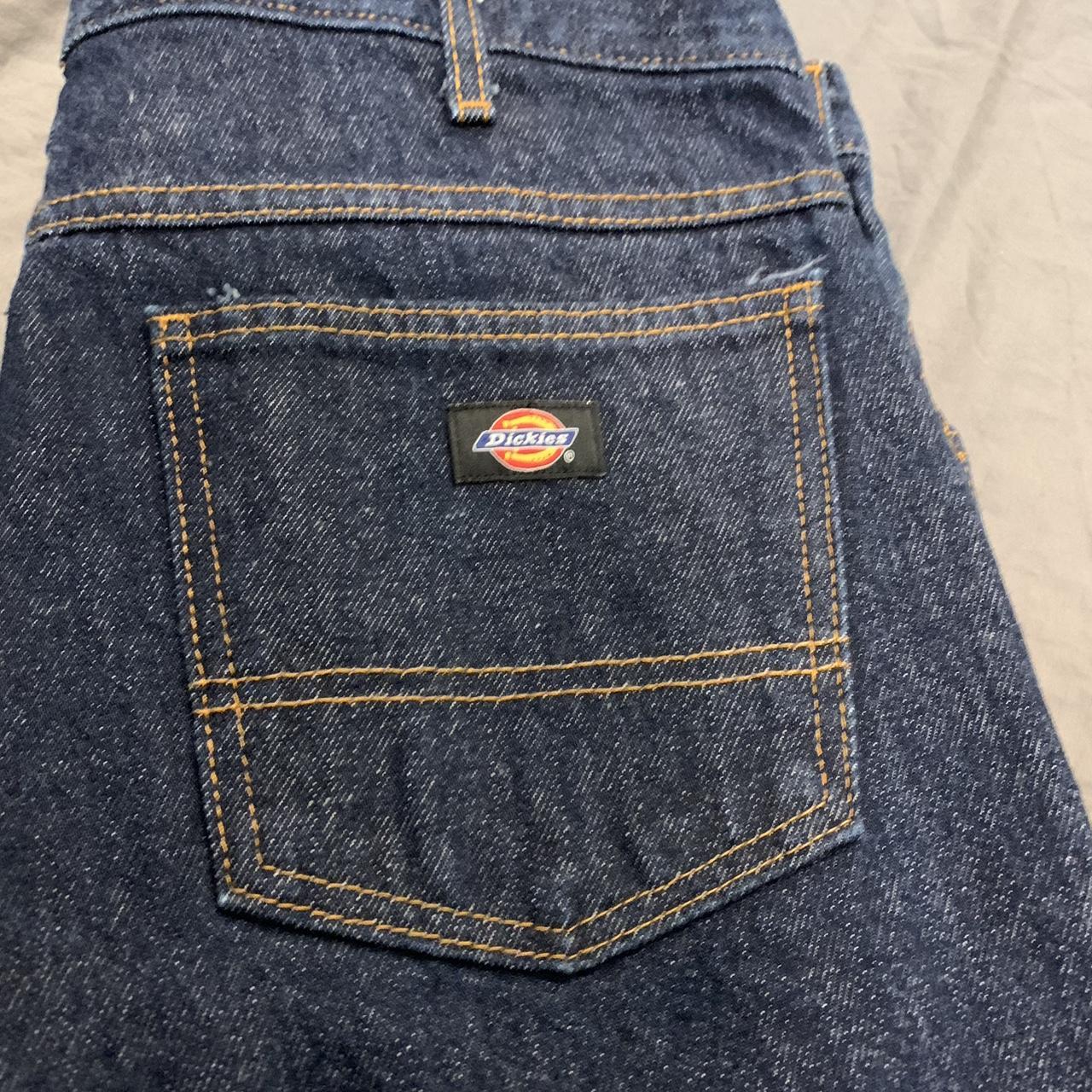 Dickies Denim Blue Jeans Straight Fit Great Depop