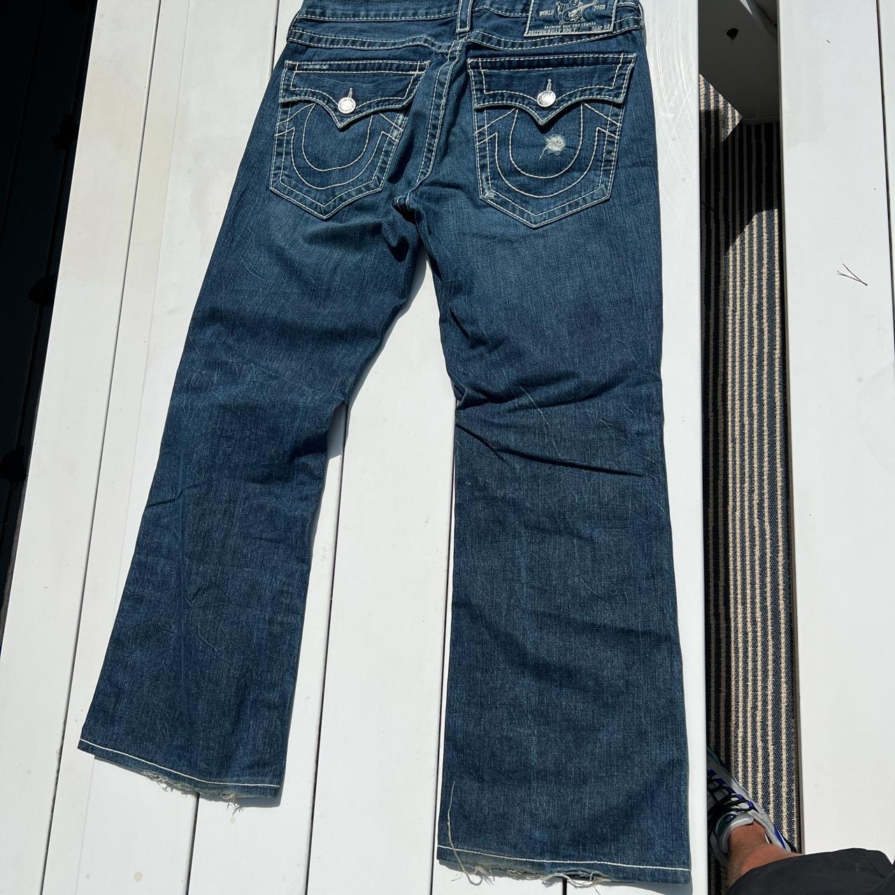 TRUE RELIGION JEANS BIG STITCH BILLY BIG T SIZE... | Depop