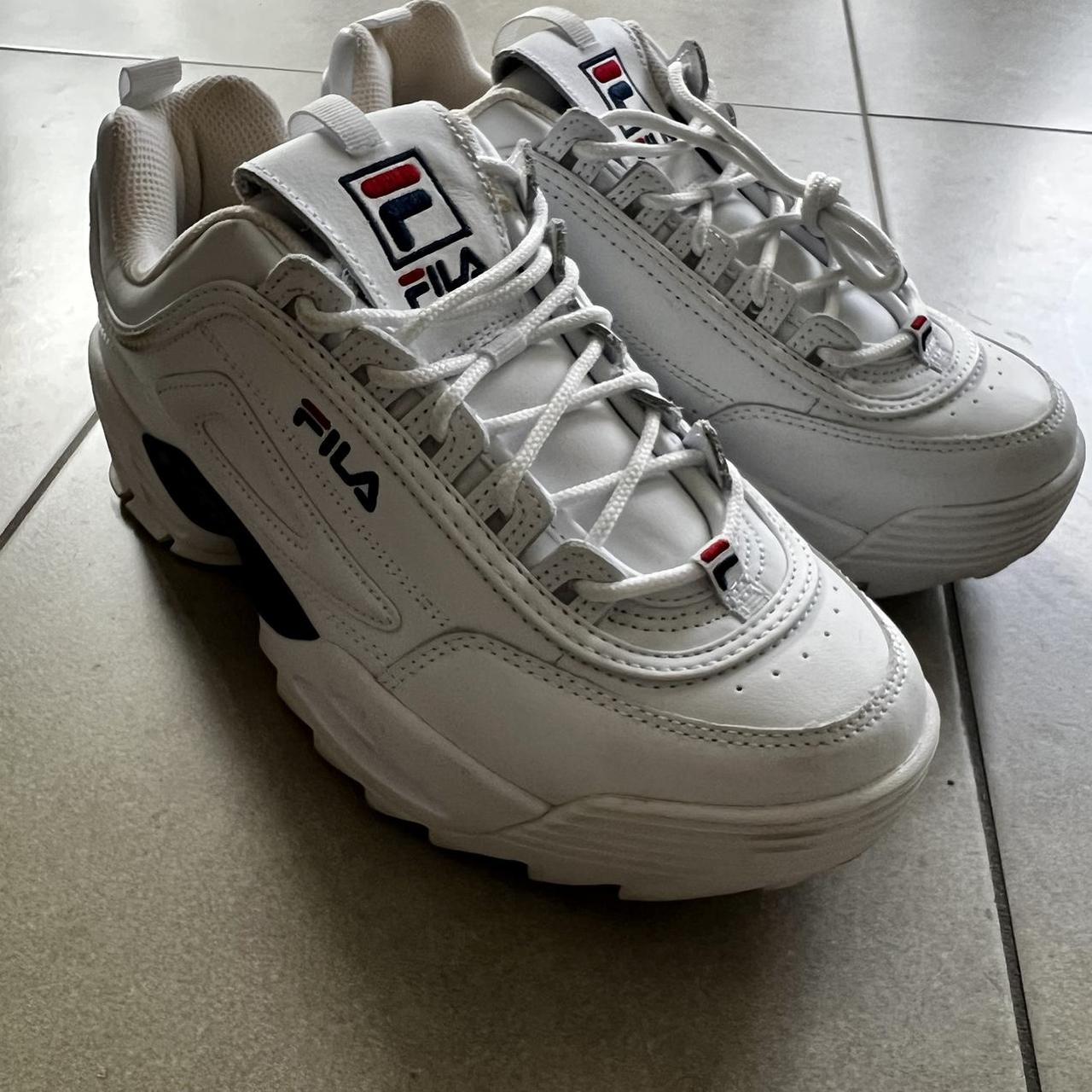 MEN’s chunky FILA sneakers - UK 7.5 - worn twice... | Depop