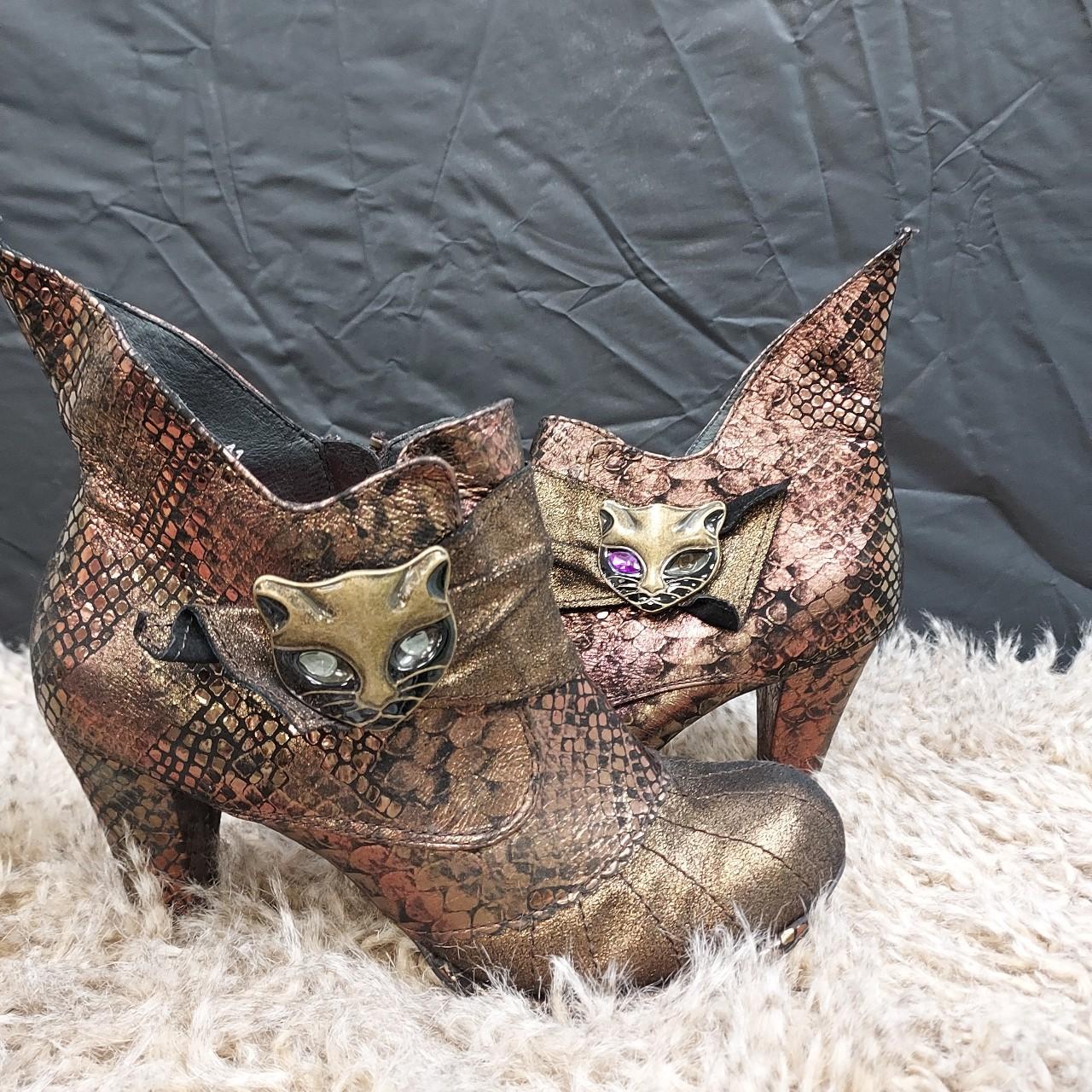 Irregular Choice Cat Heels Very unique heel/boots... - Depop