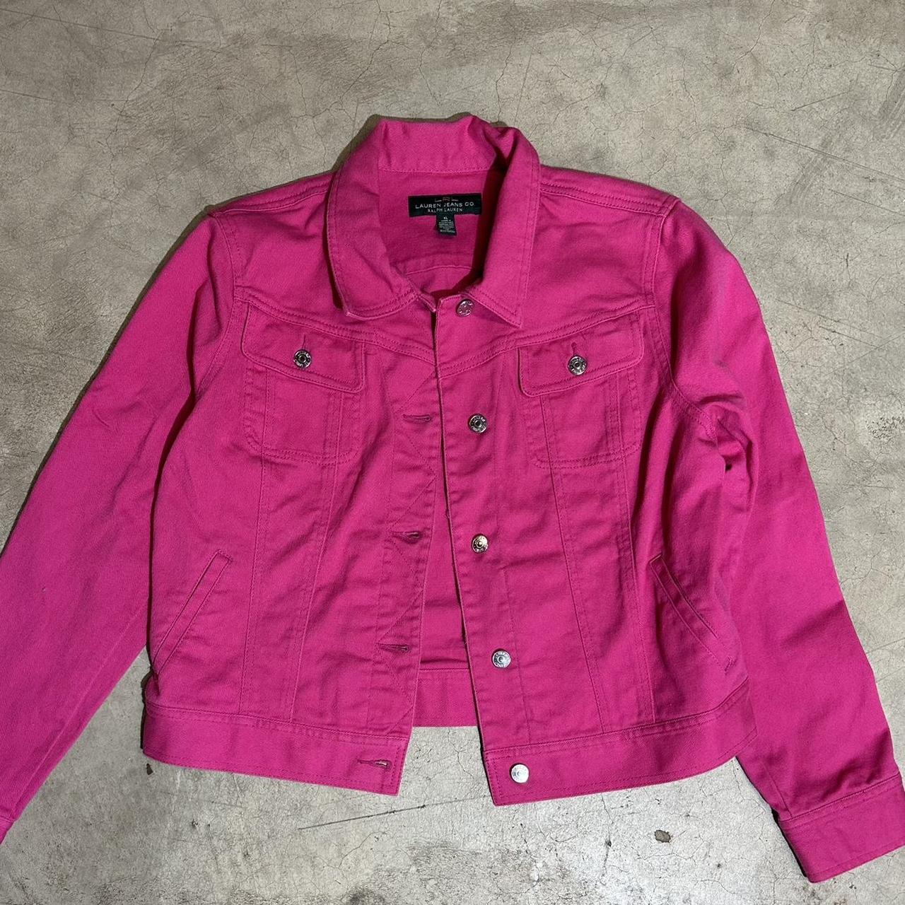 Ralph Lauren Women's Pink Jacket | Depop