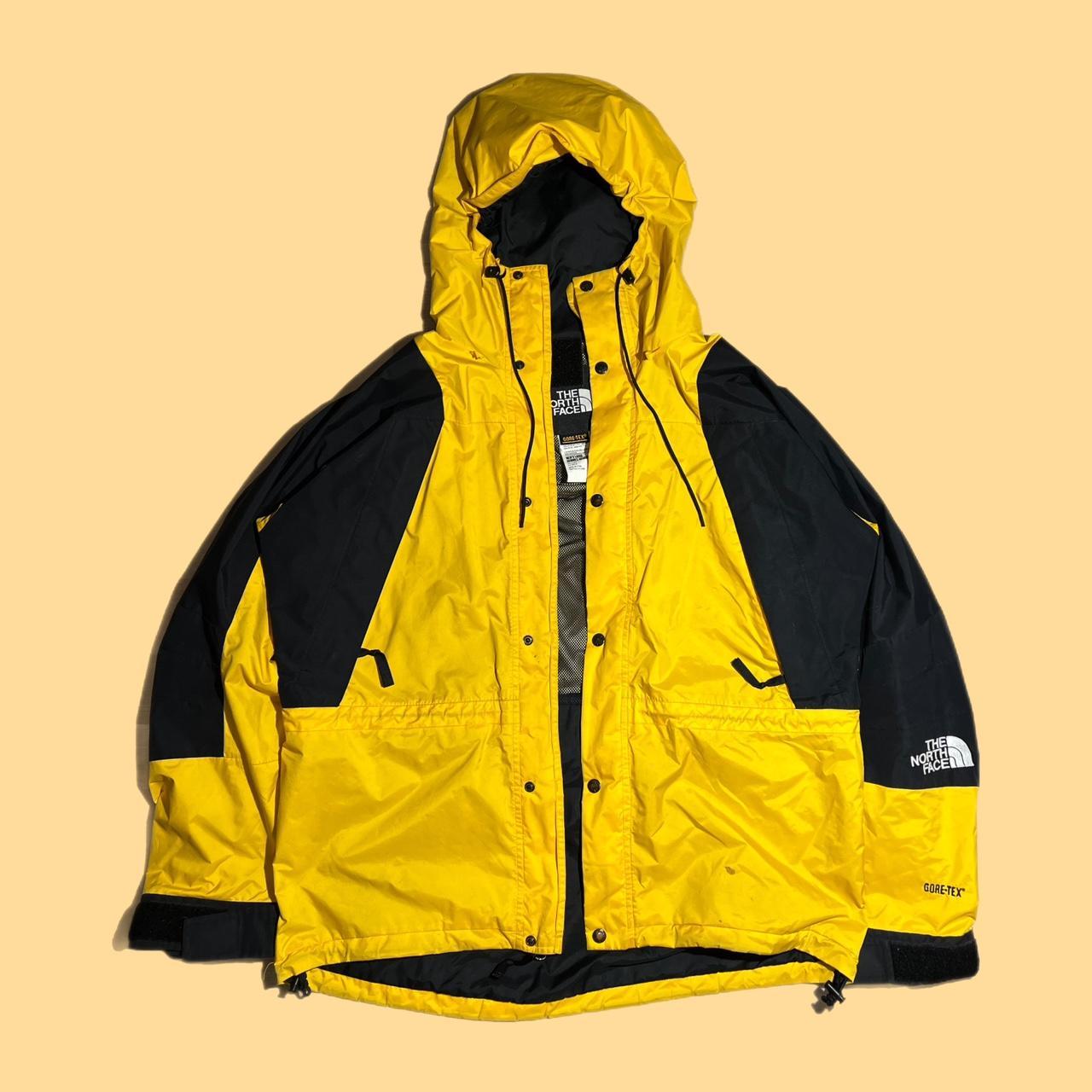 Yellow Gore-Tex North Face Jacket FOLLOW US ON IG:... - Depop