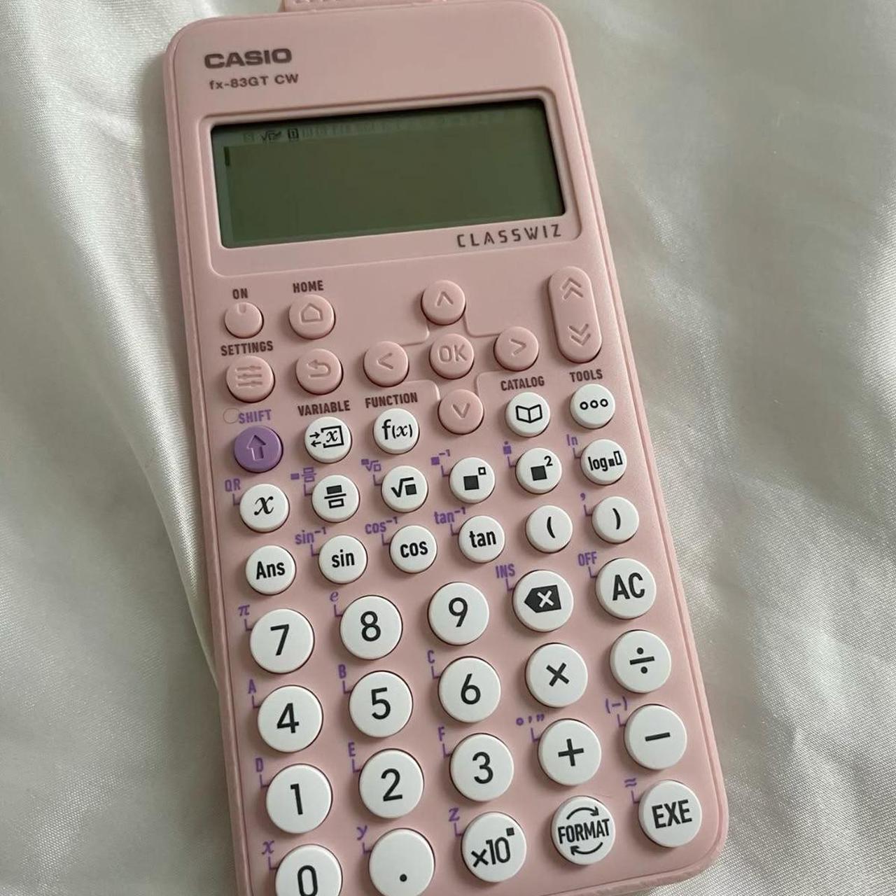 Pink Casio scientific calculator fx-83GT CW Brand... | Depop