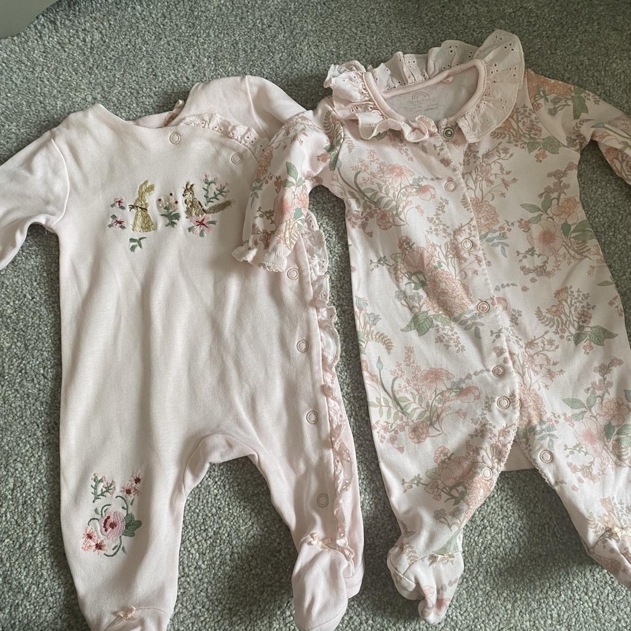 Next baby grow set Up to 1 month Excellent condition - Depop
