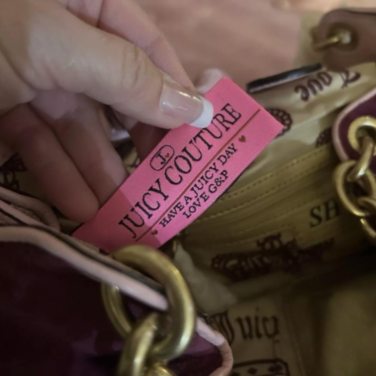 NWT RARE Juicy Couture Vintage 2006 Maroon Baby Pink... - Depop