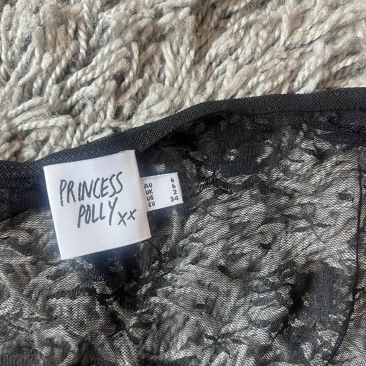 Mesh princess poly going out top! Tube top with shrug! - Depop