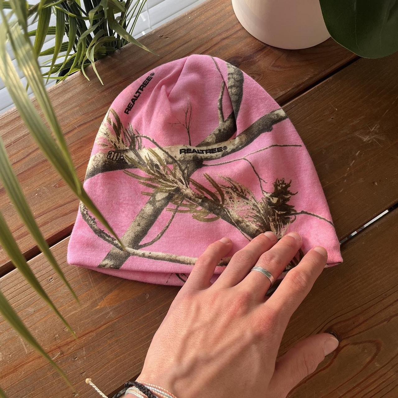 vintage 90s y2k 2000s retro realtree mossy oak pink... | Depop