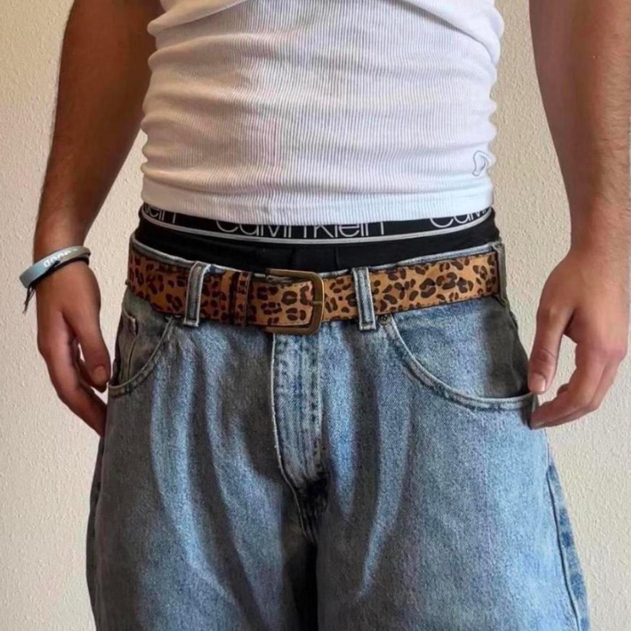 Y2K cheetah print belt in!! - 105 cm fits size... | Depop