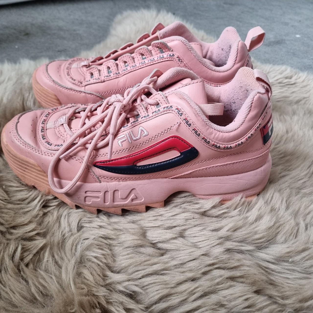 Pink! FILA SNEAKERS - Depop
