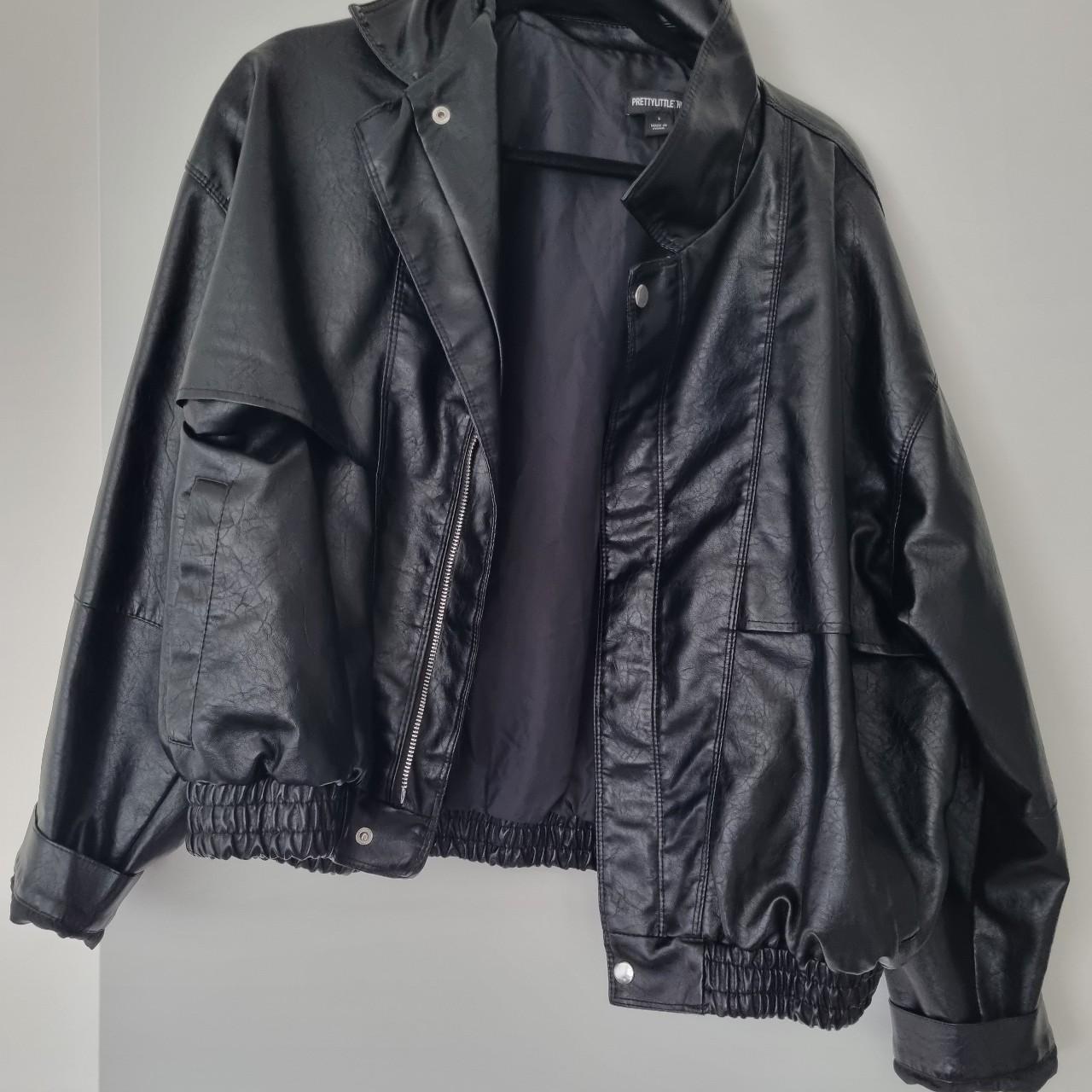 PLT leather Jacket - Depop