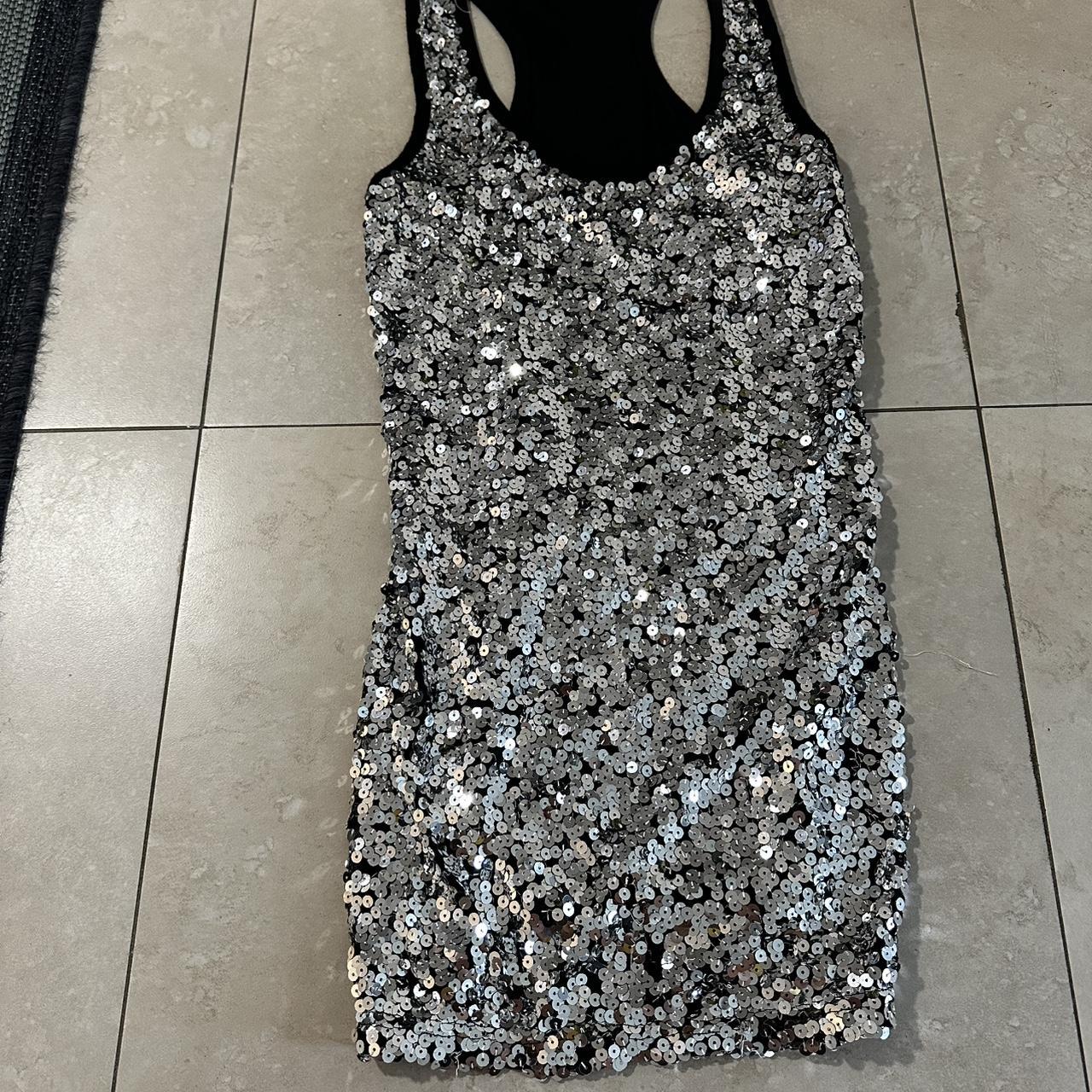 Racerback sequin #minidress #y2k #vintage #preppy... - Depop