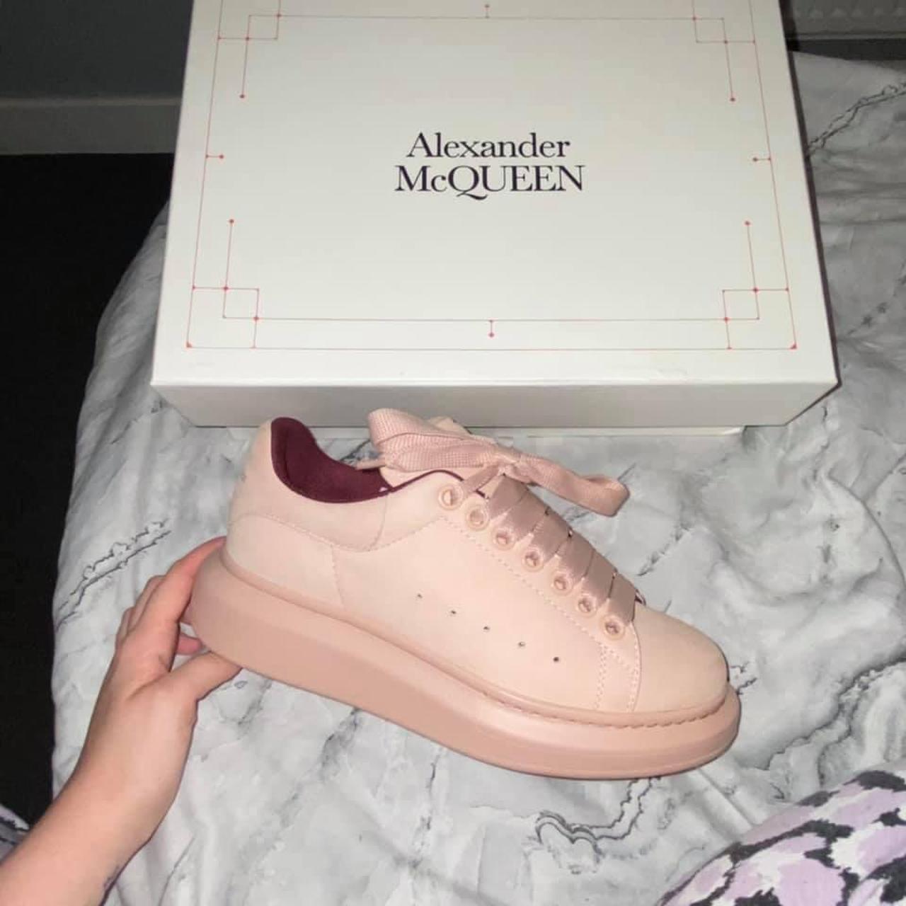 Pink Alexander mcqueens worn a couple of times still... - Depop