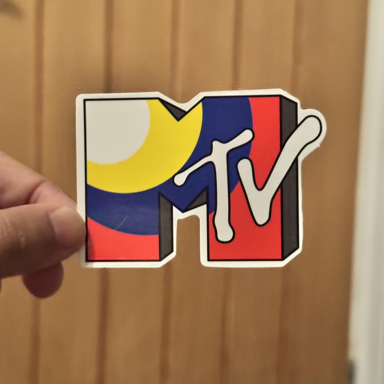 Colorful MTV logo sticker #retro #music #sticker | Depop