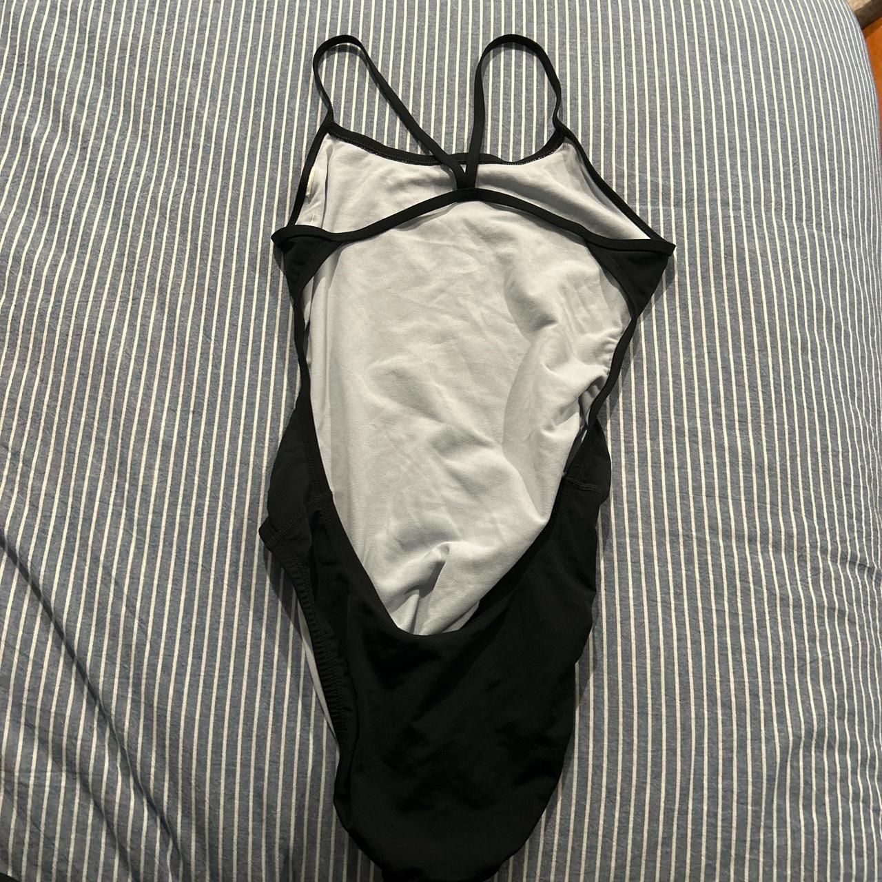 Black open back Nike suit | Depop