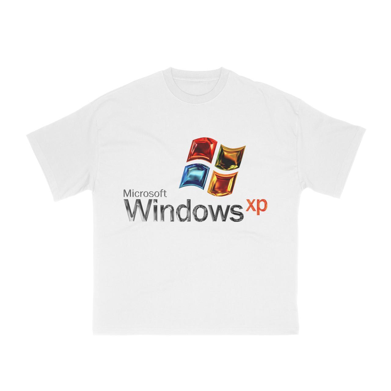Chrome Windows XP T-Shirt Introducing our custom... - Depop