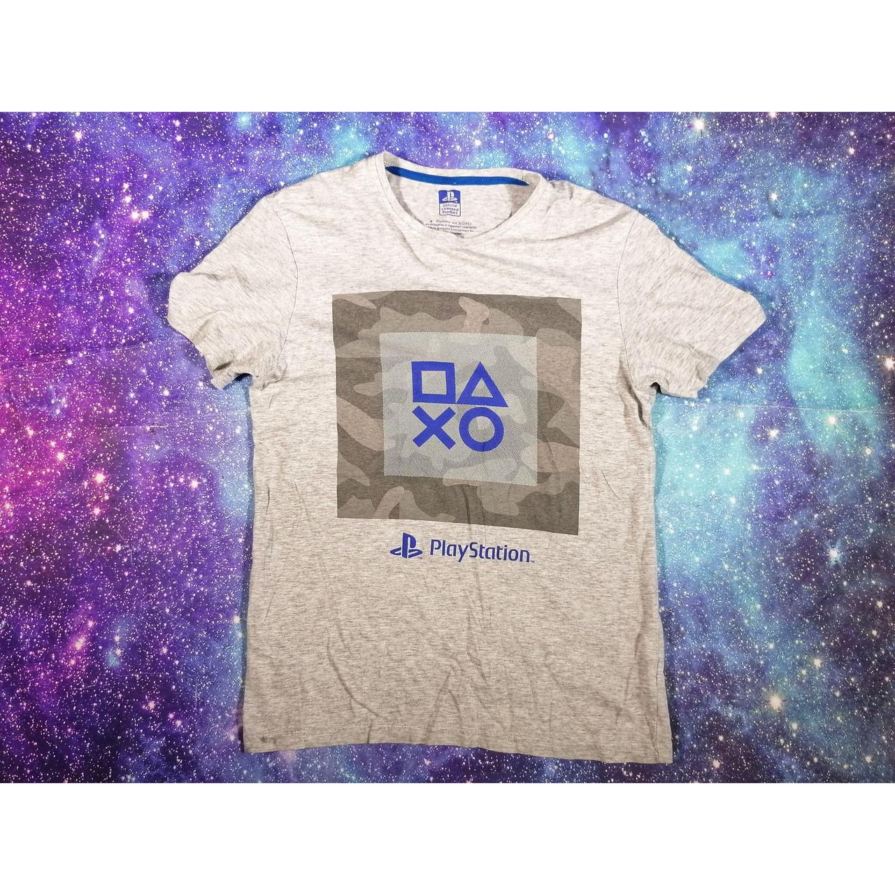 Playstation Controller T-Shirt PS5 PS4 Grey Medium... - Depop