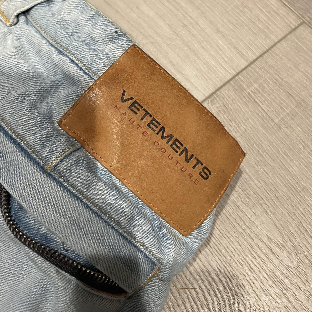 vetements transformer jeans fits size small (30... - Depop