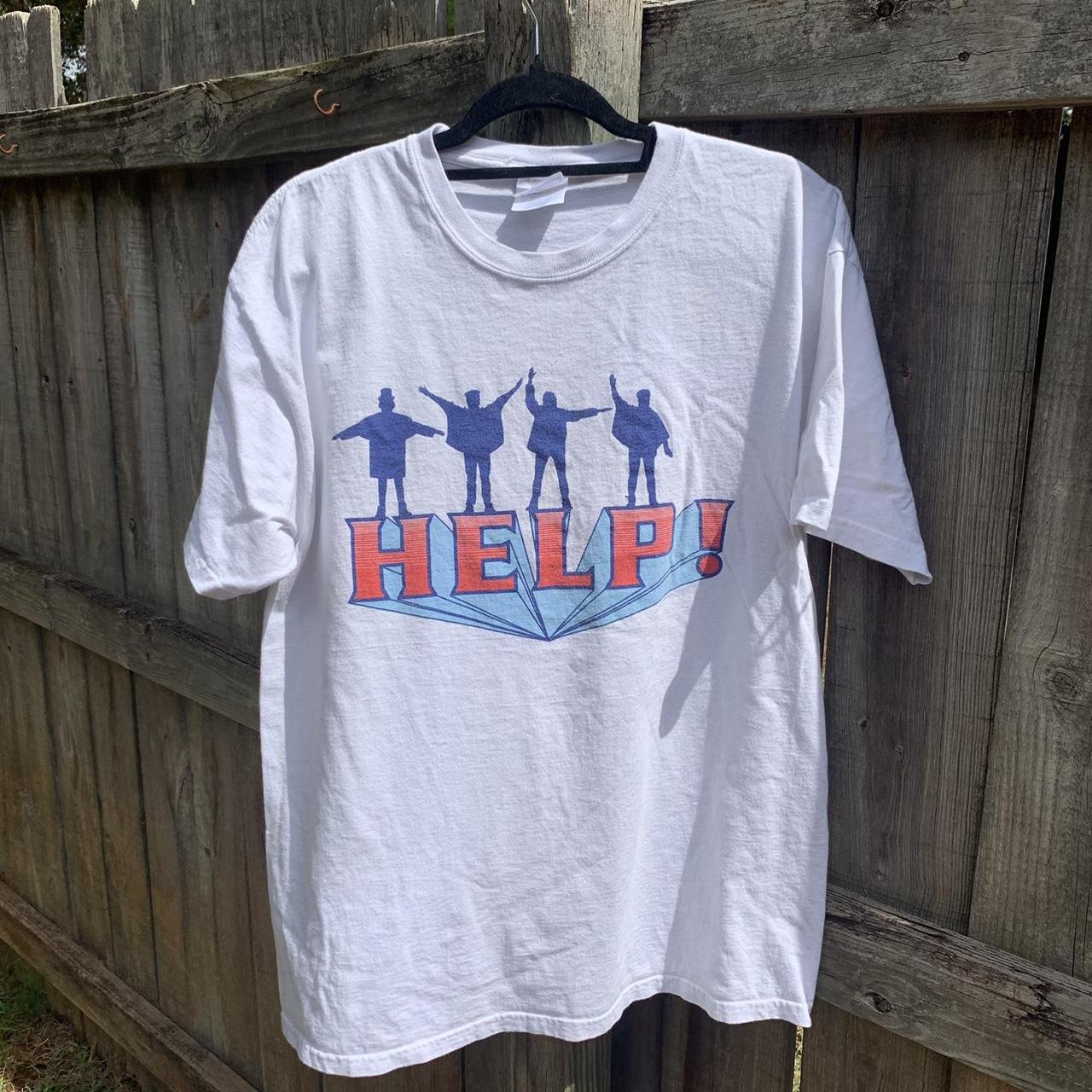 Vintage Beatles Help! T-shirt in great... - Depop