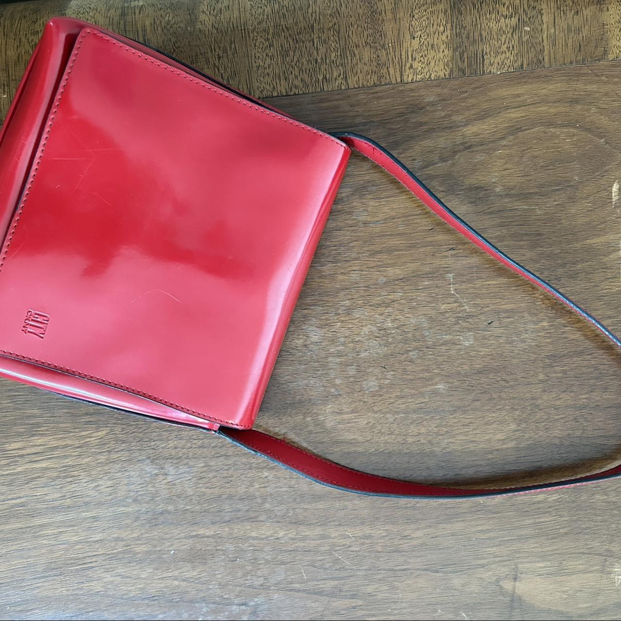 Cherry Red Vintage City Purse 7 in. Tall by 8 in.... - Depop