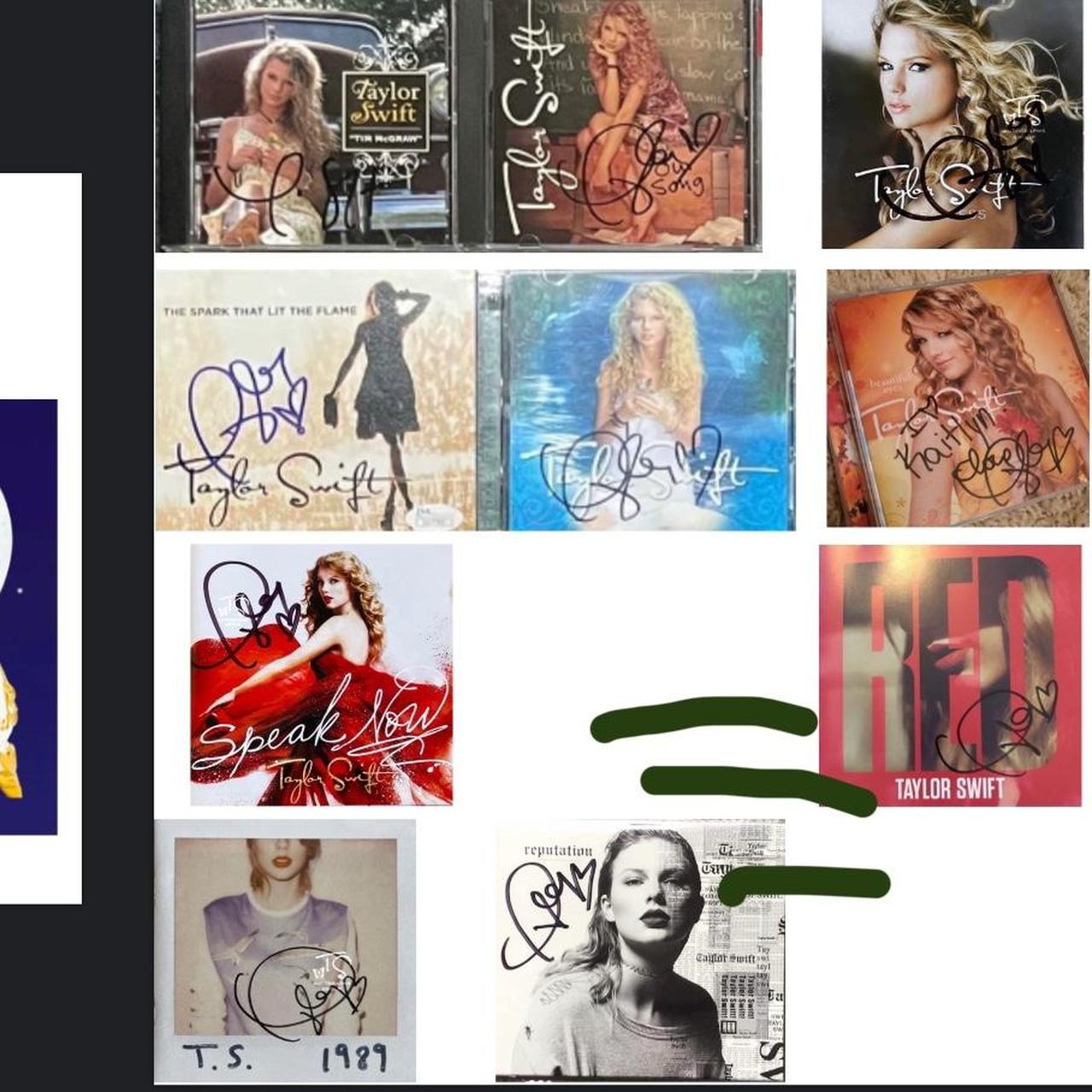TAYLOR SWIFT SIGNED CDS & 8x10 ISO! Desperately... - Depop