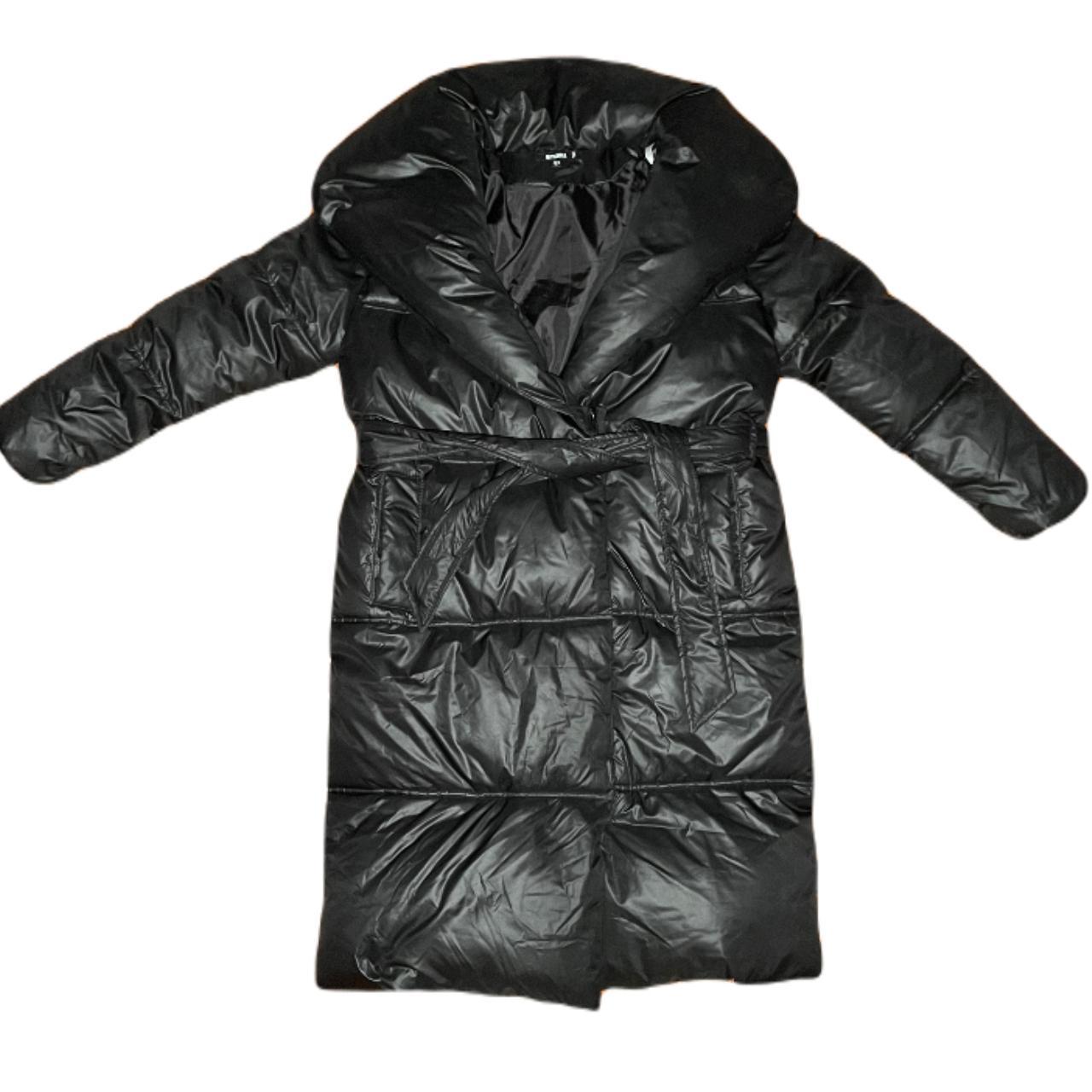 MISSGUIDED BRAND NEW BIG BLACK NEW YORK PUFFER... - Depop
