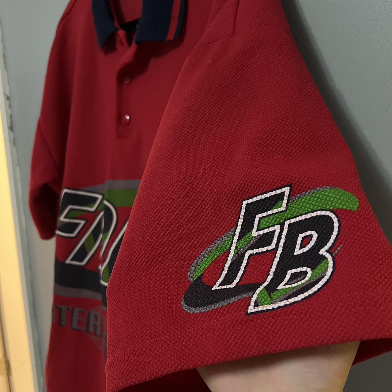 FUBU Men's Red and Black Shirt | Depop