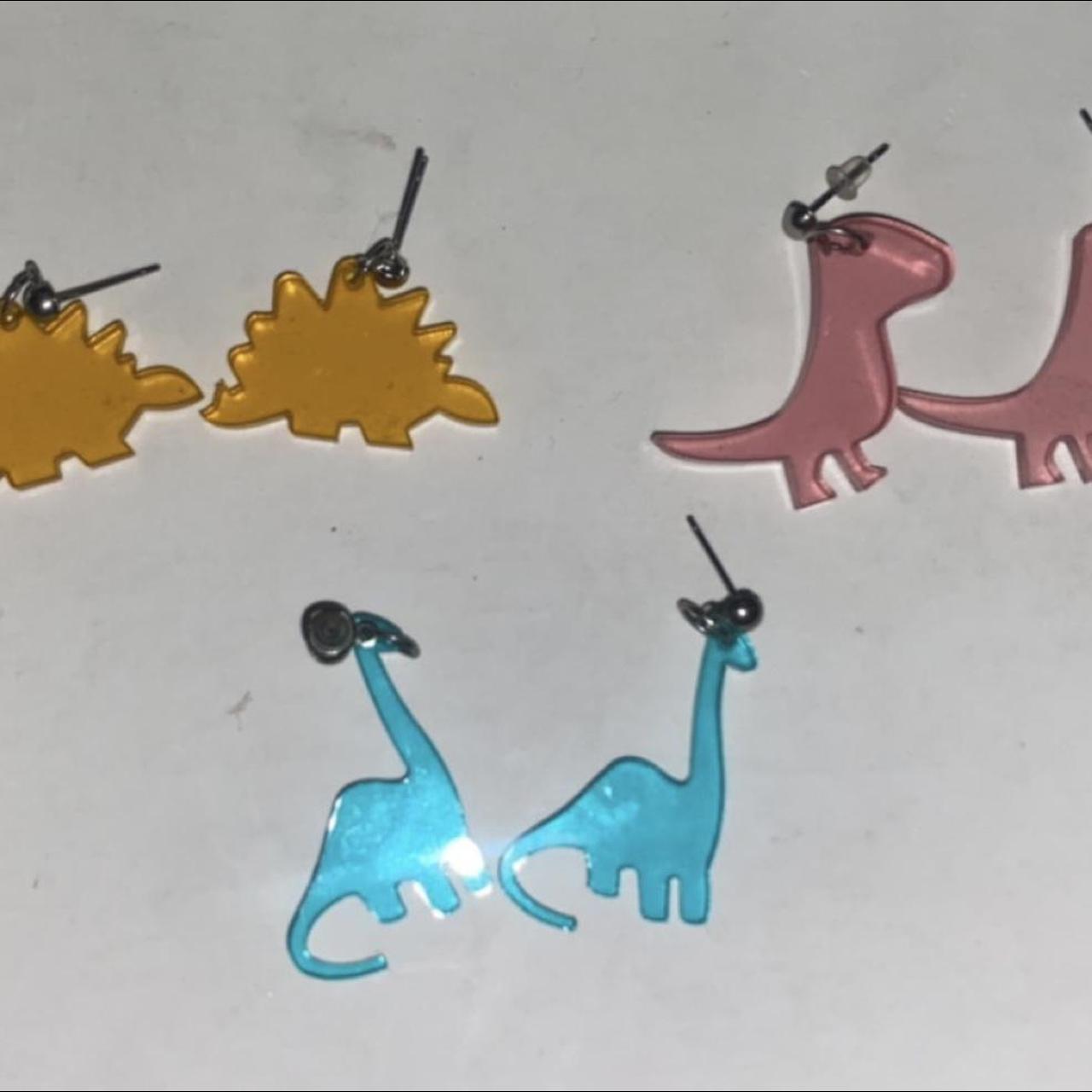 Super fun Dinosaur Earrings! From earthbound... - Depop