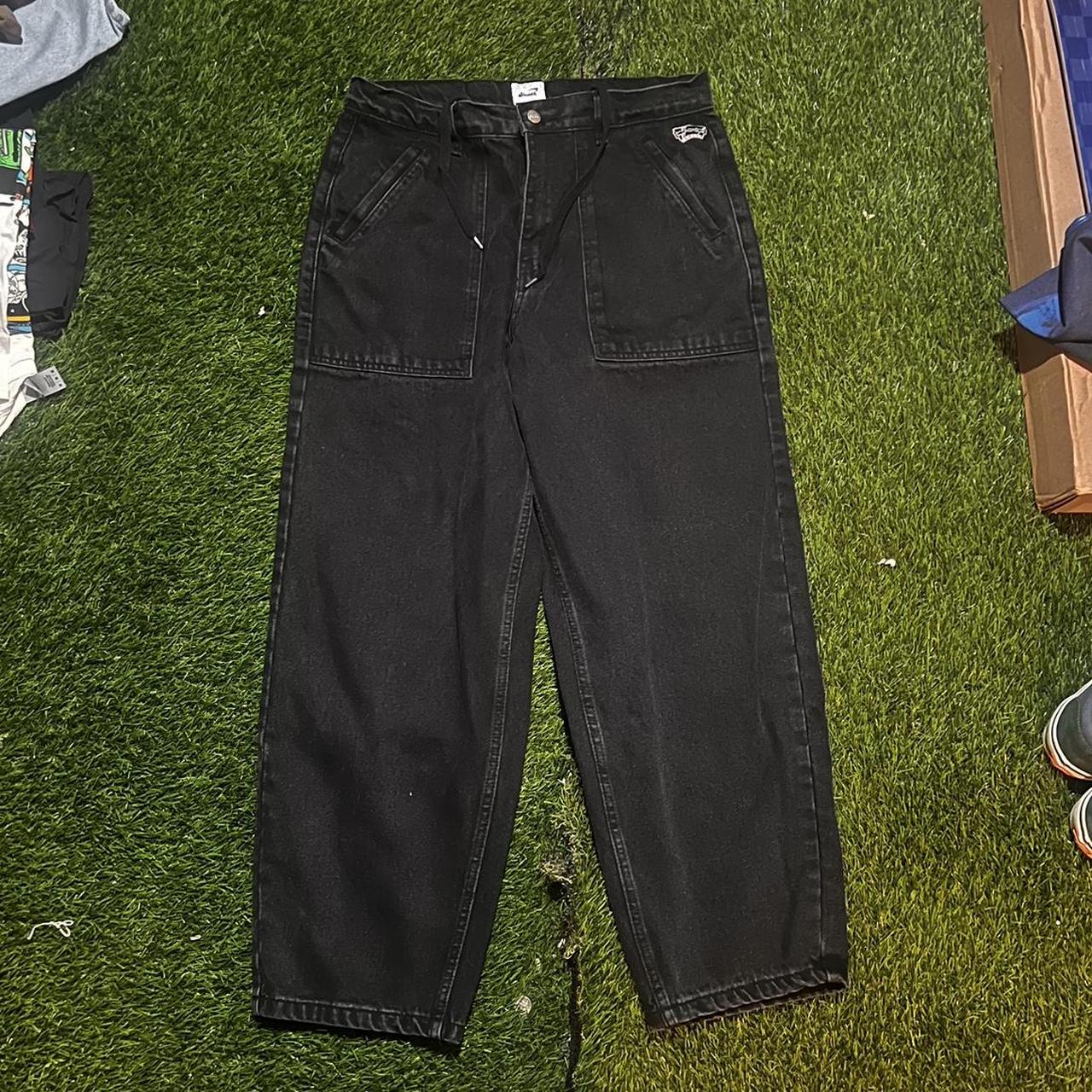 Snack Skateboards Razor Pants -size 30 -embroidered... - Depop