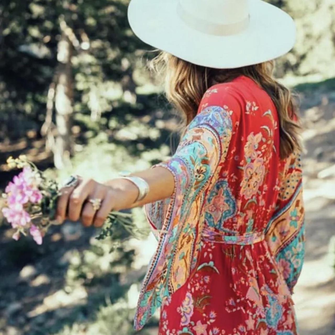 Spell lotus kimono dress copy. Light cotton fabric.... - Depop